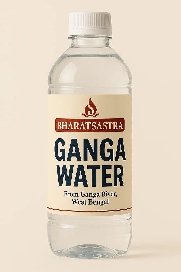 Ganga Water 1liter - Bharatsastra (ganga Jol) - Bharatsastra Puja Store